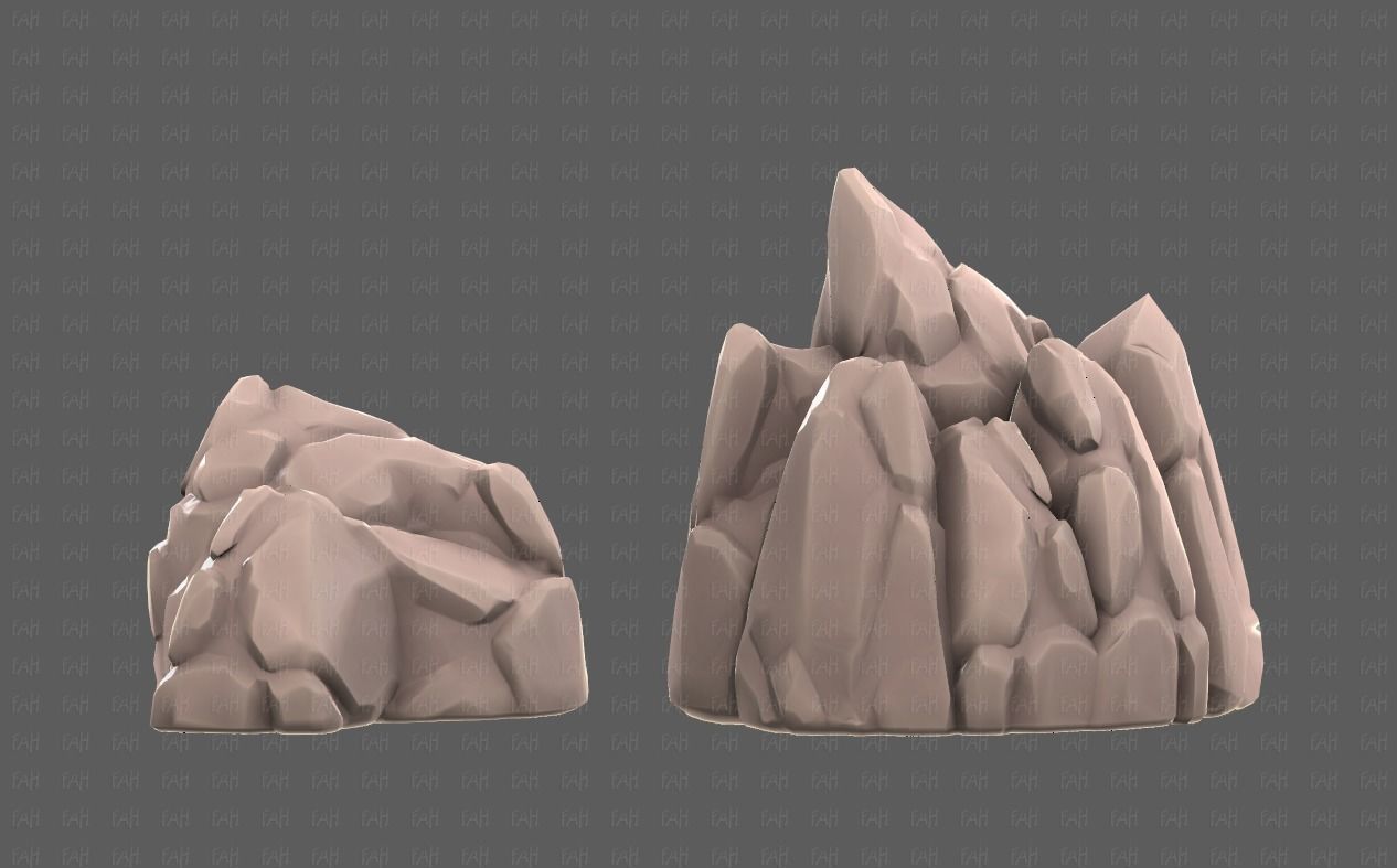 3D model Rocks V06 VR / AR / low-poly | CGTrader