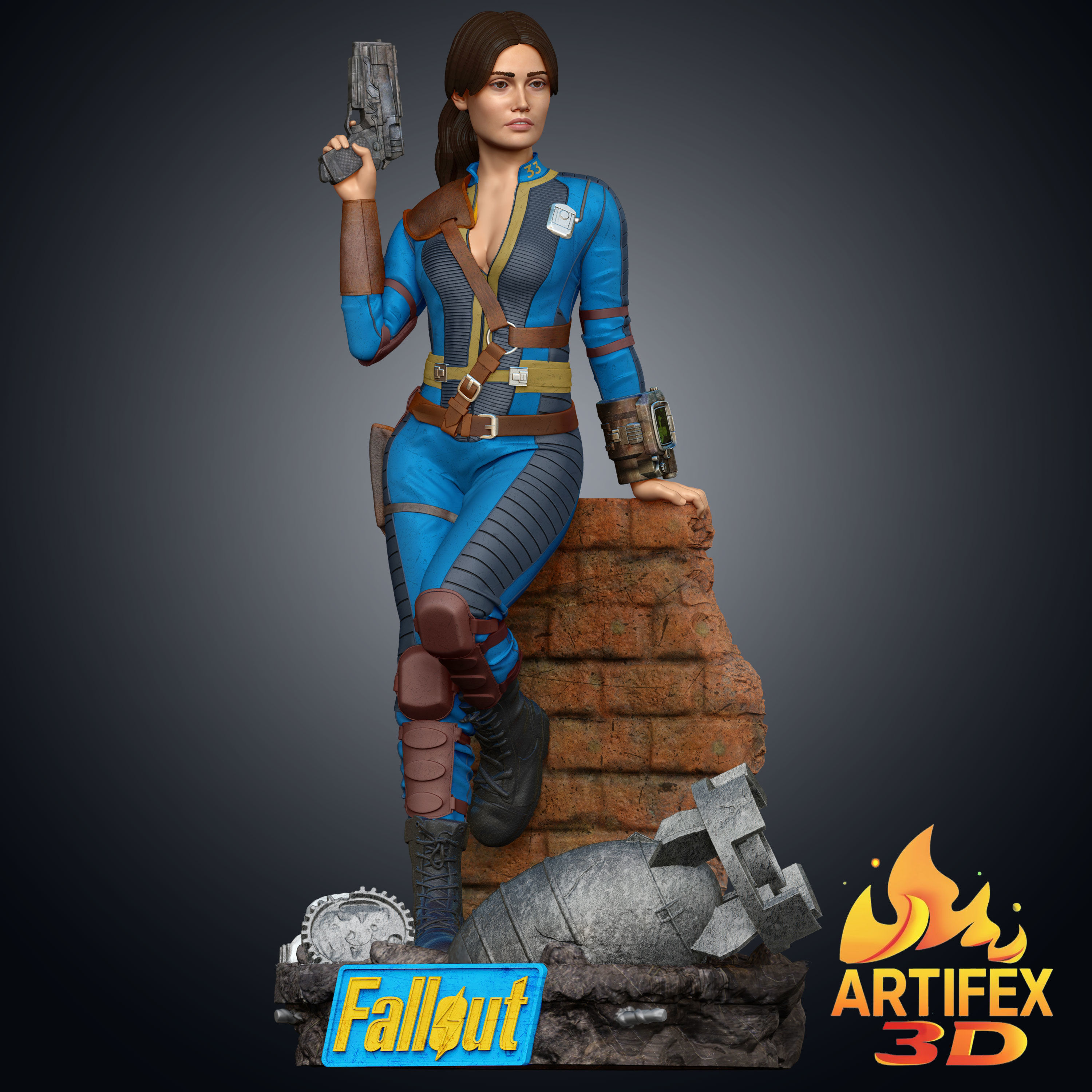 Fallout Lucy 3D model 3D printable | CGTrader
