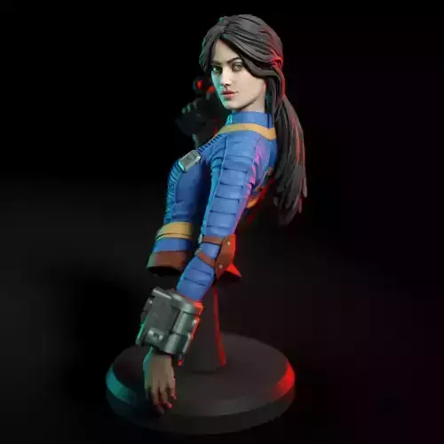 Lucy from Fallout - 3D Bust free 3D model 3D printable | CGTrader