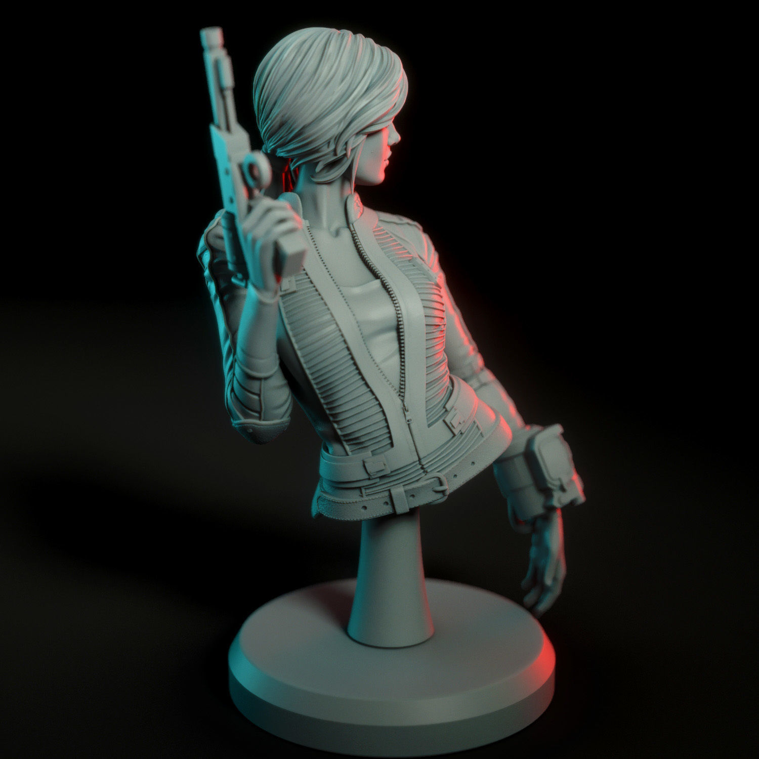 Lucy from Fallout - 3D Bust free 3D model 3D printable | CGTrader