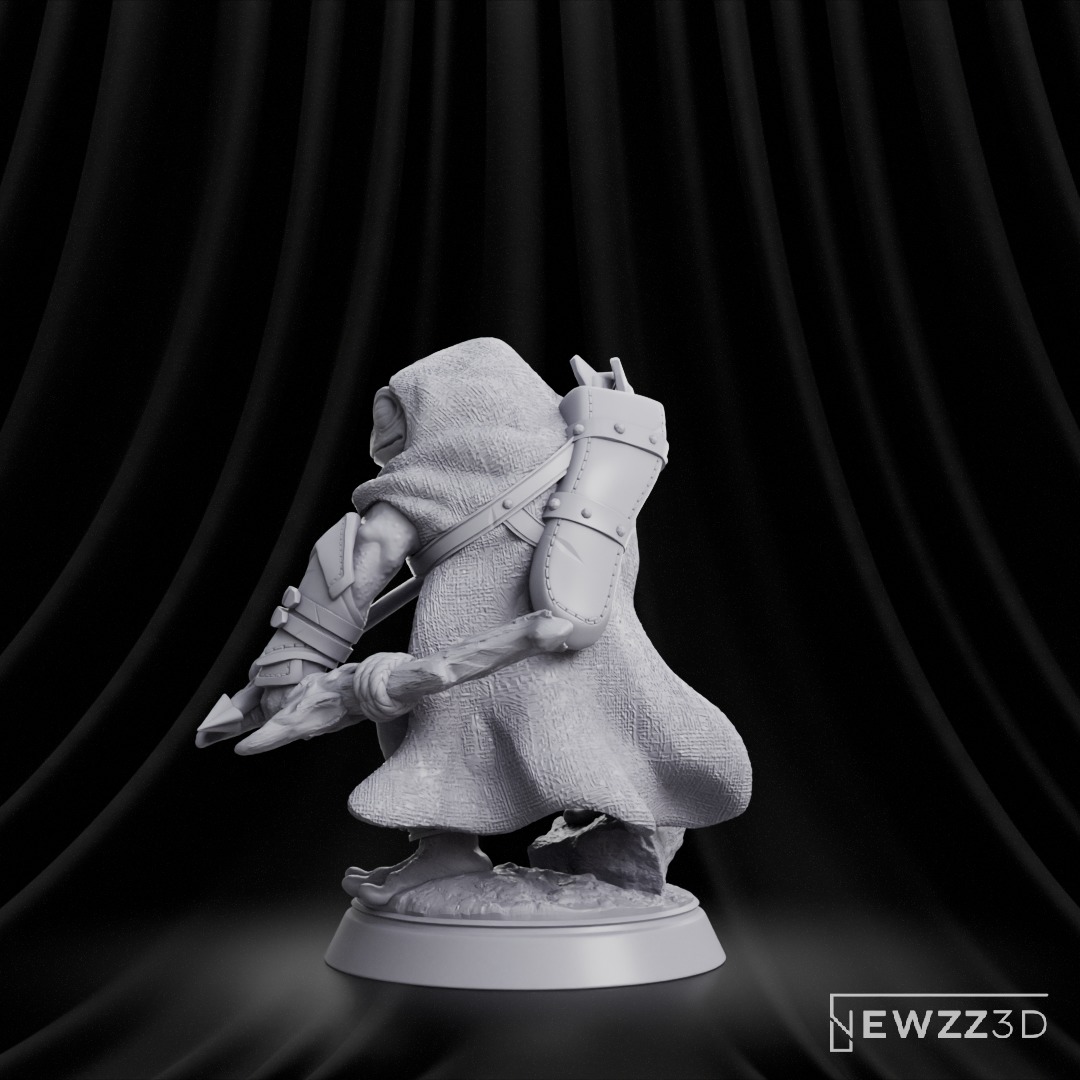 Frog Archer RPG free 3D model 3D printable | CGTrader