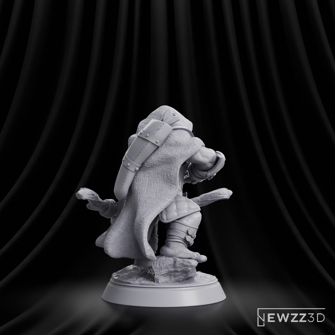 Frog Archer RPG free 3D model 3D printable | CGTrader