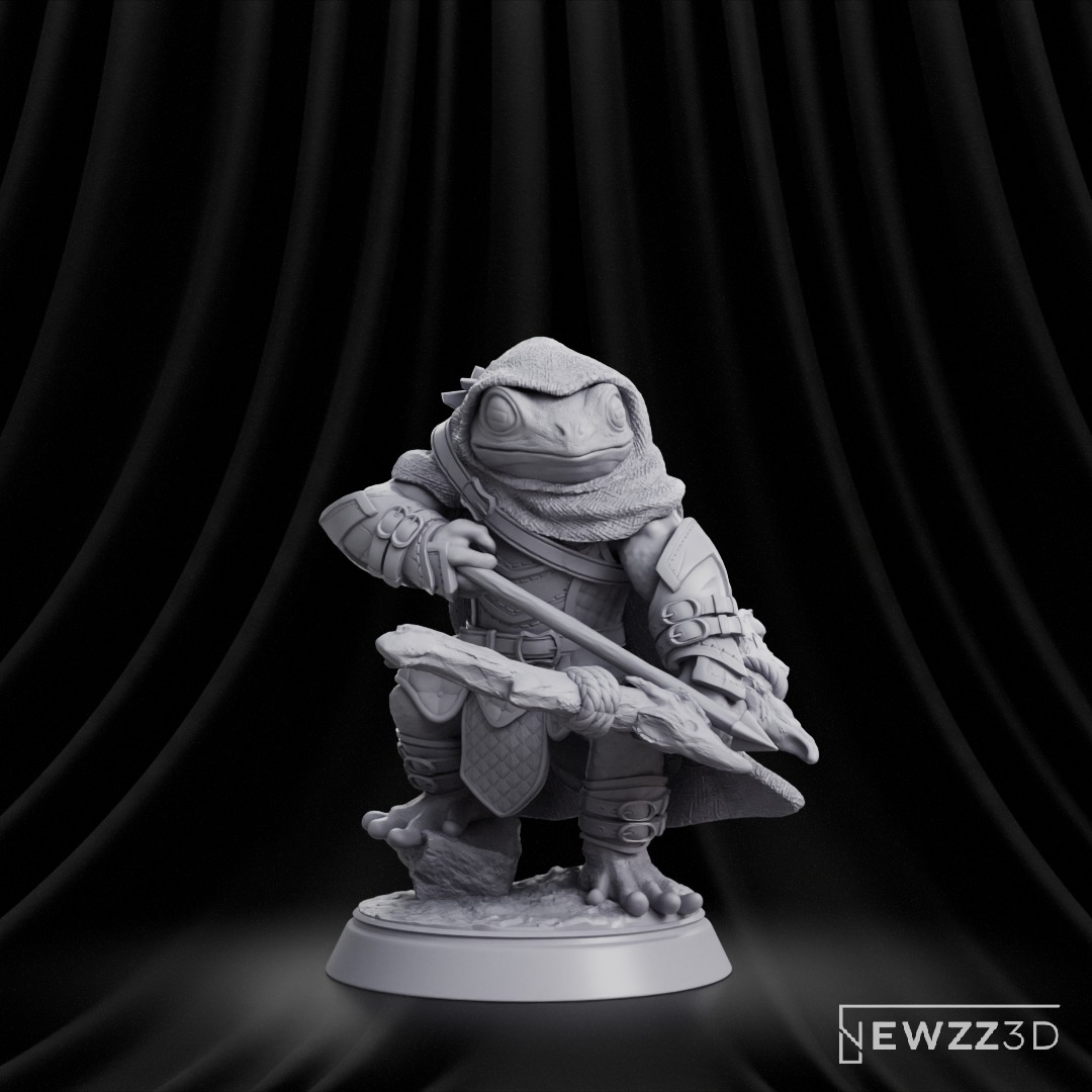 Frog Archer RPG free 3D model 3D printable | CGTrader