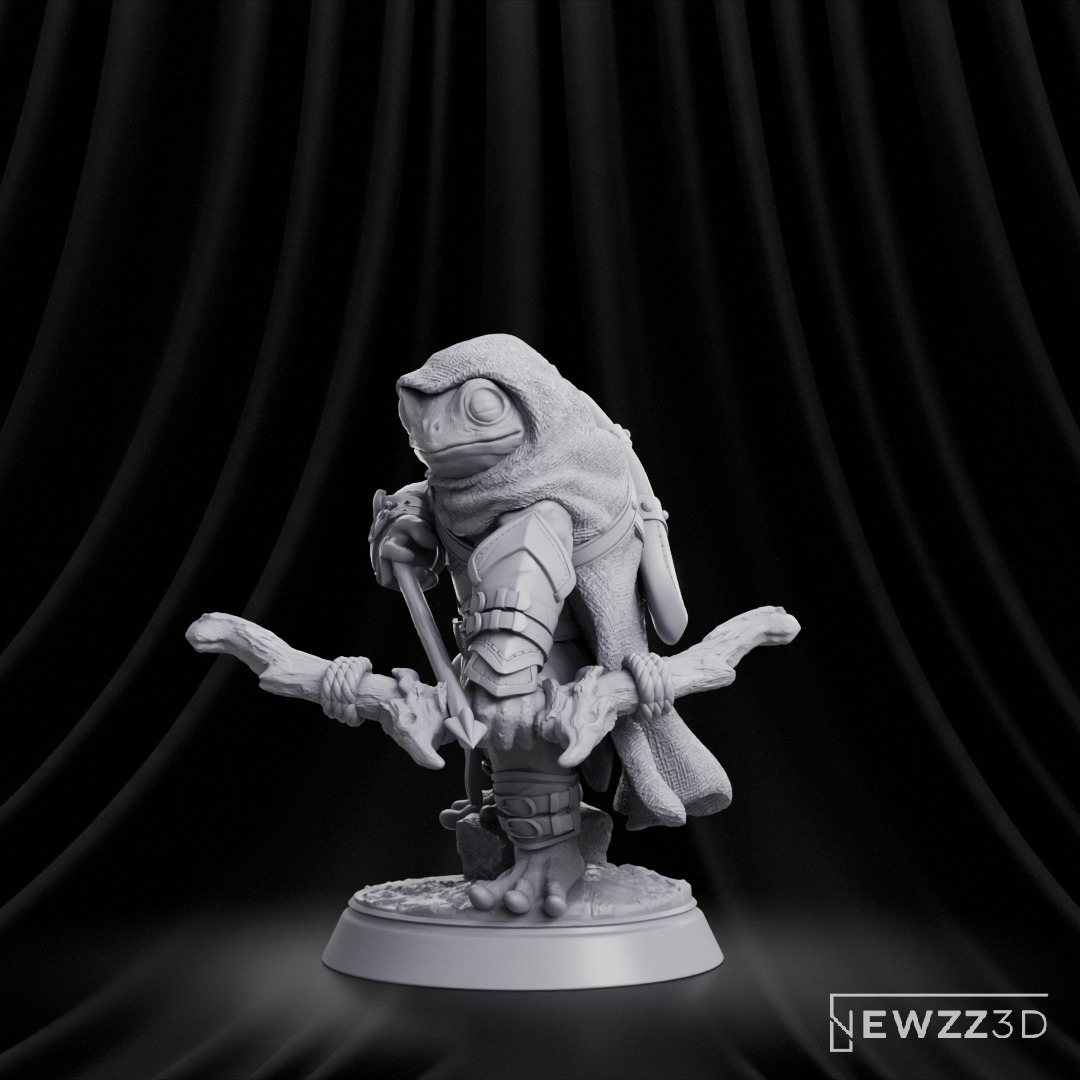 Frog Archer RPG free 3D model 3D printable | CGTrader