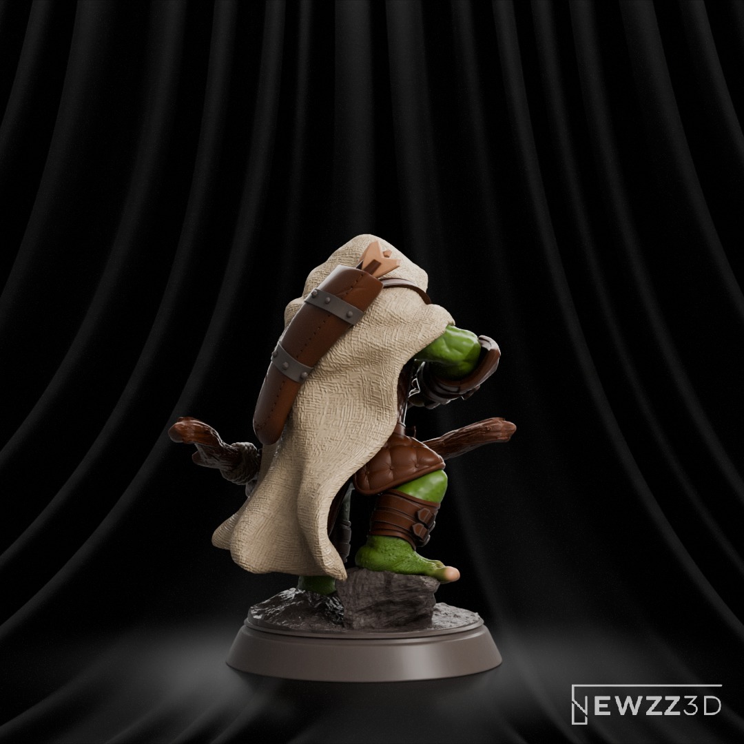 Frog Archer RPG free 3D model 3D printable | CGTrader