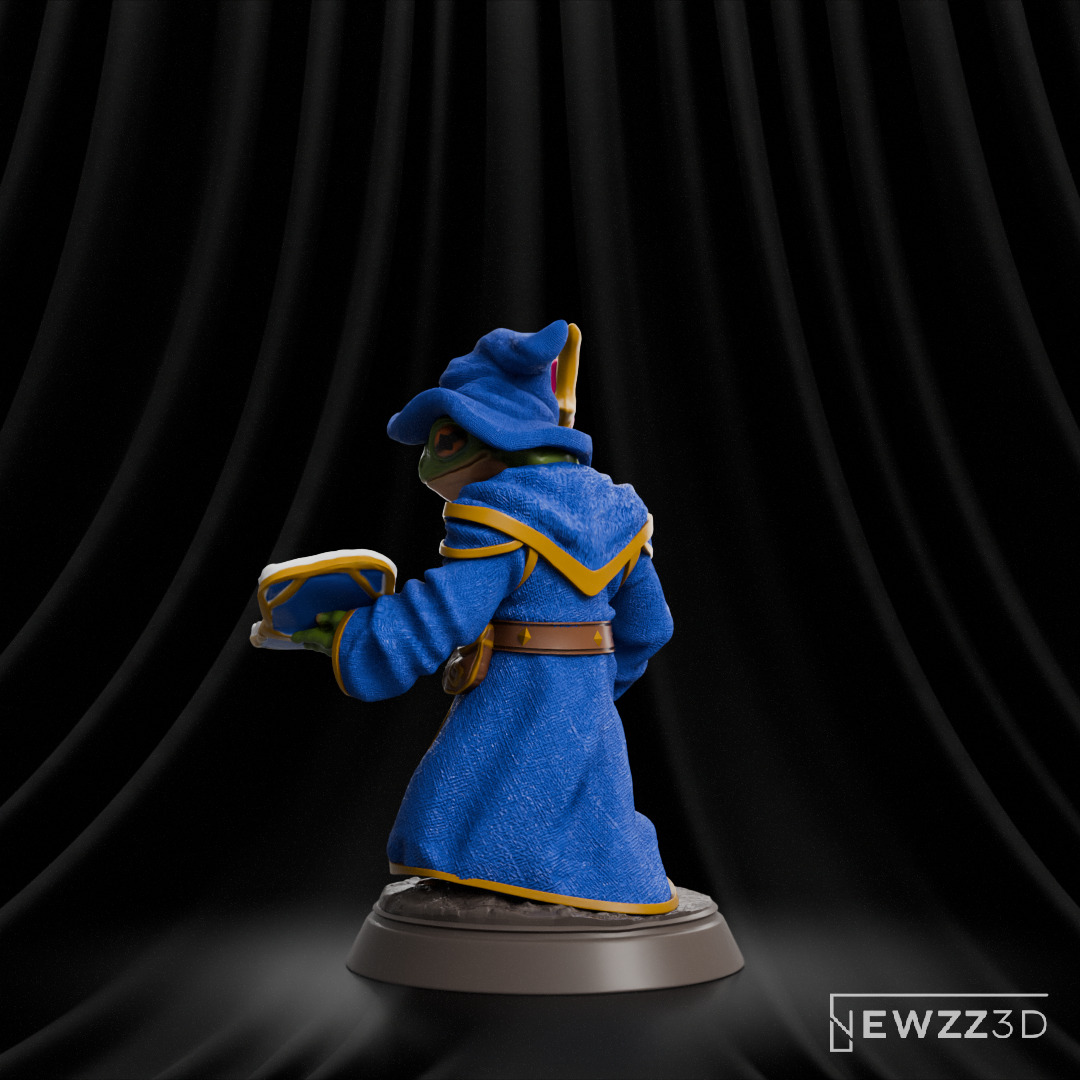 Frog Wizard RPG free 3D model 3D printable | CGTrader