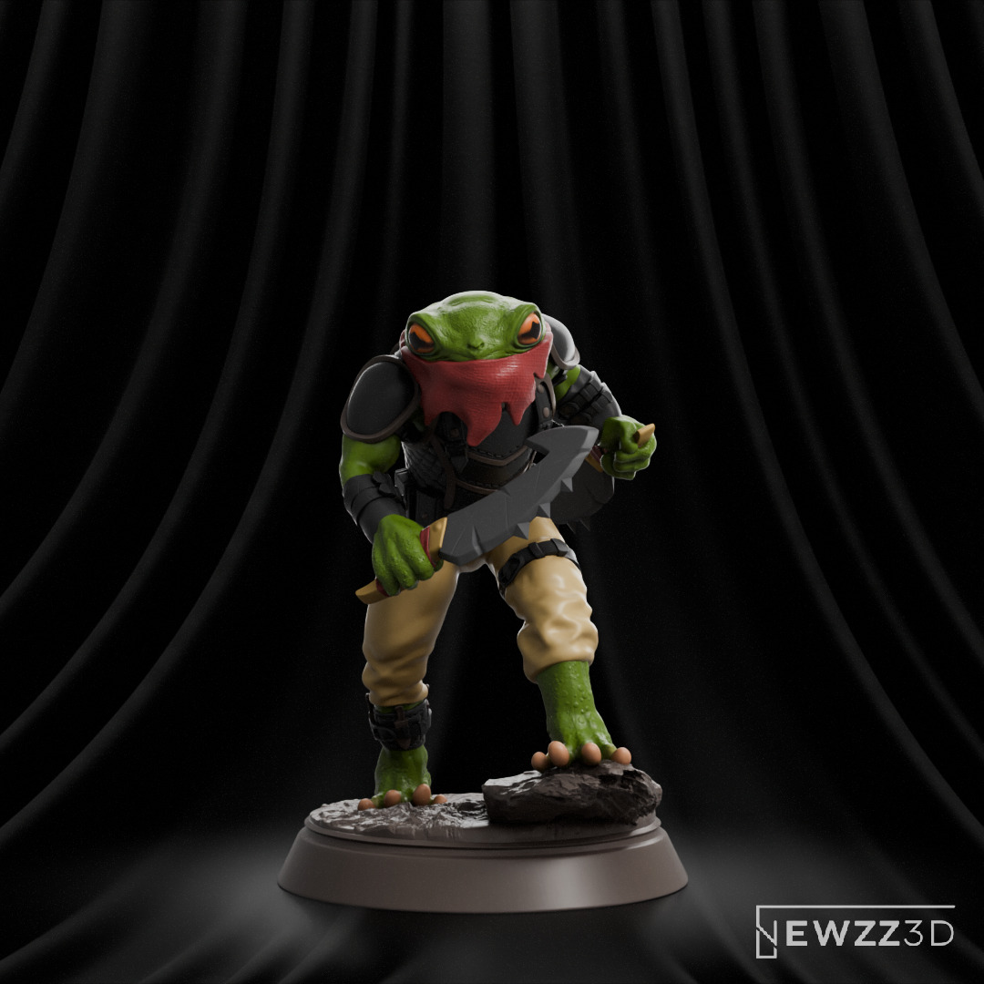 Frog Rogue RPG free 3D model 3D printable | CGTrader