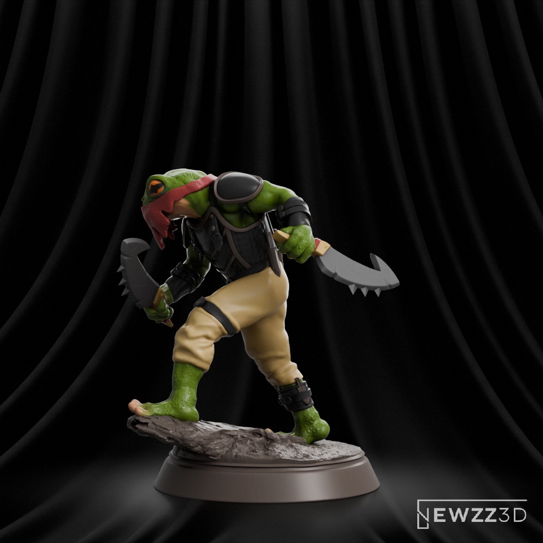 Frog Rogue RPG free 3D model 3D printable | CGTrader