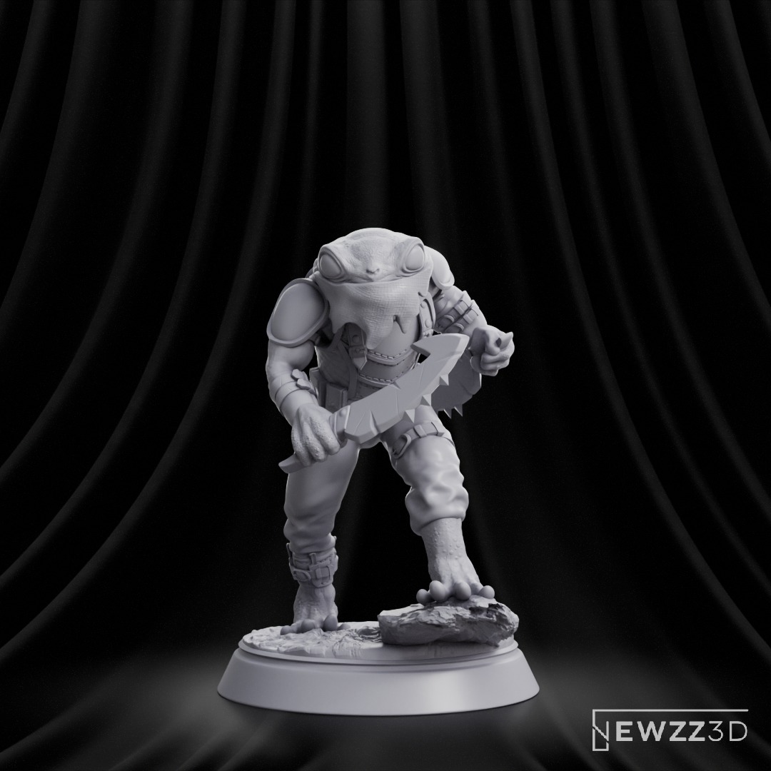 Frog Rogue RPG free 3D model 3D printable | CGTrader