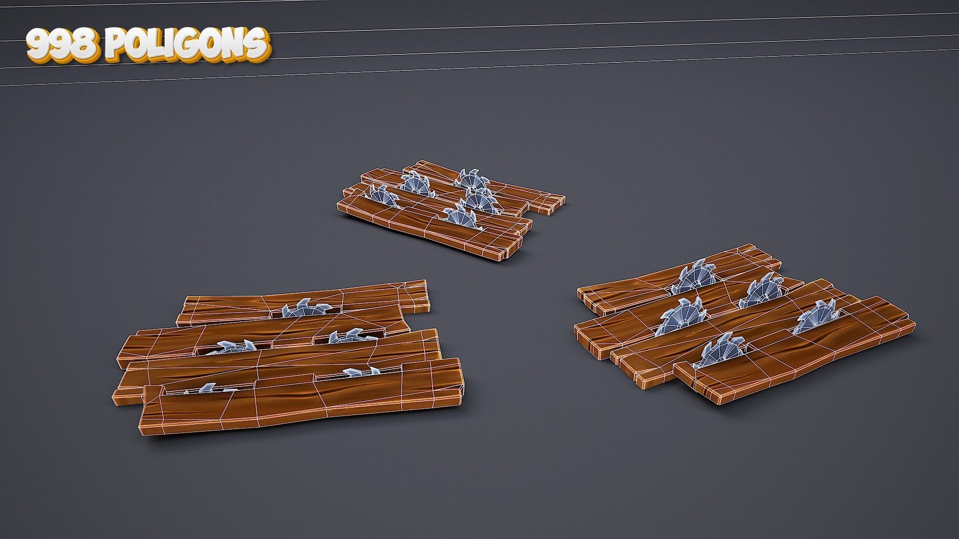 3D model Stylized traps pack VR / AR / low-poly | CGTrader