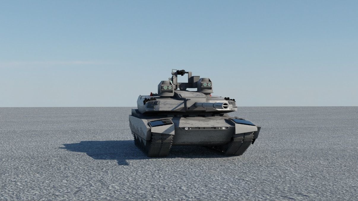 M1E3 AbramsX 3D model | CGTrader