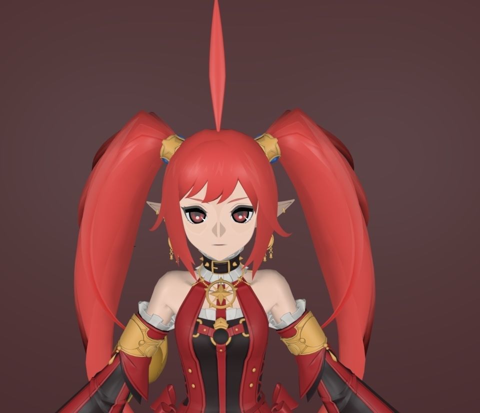 dnf dual battle mage 3D model animated rigged | CGTrader