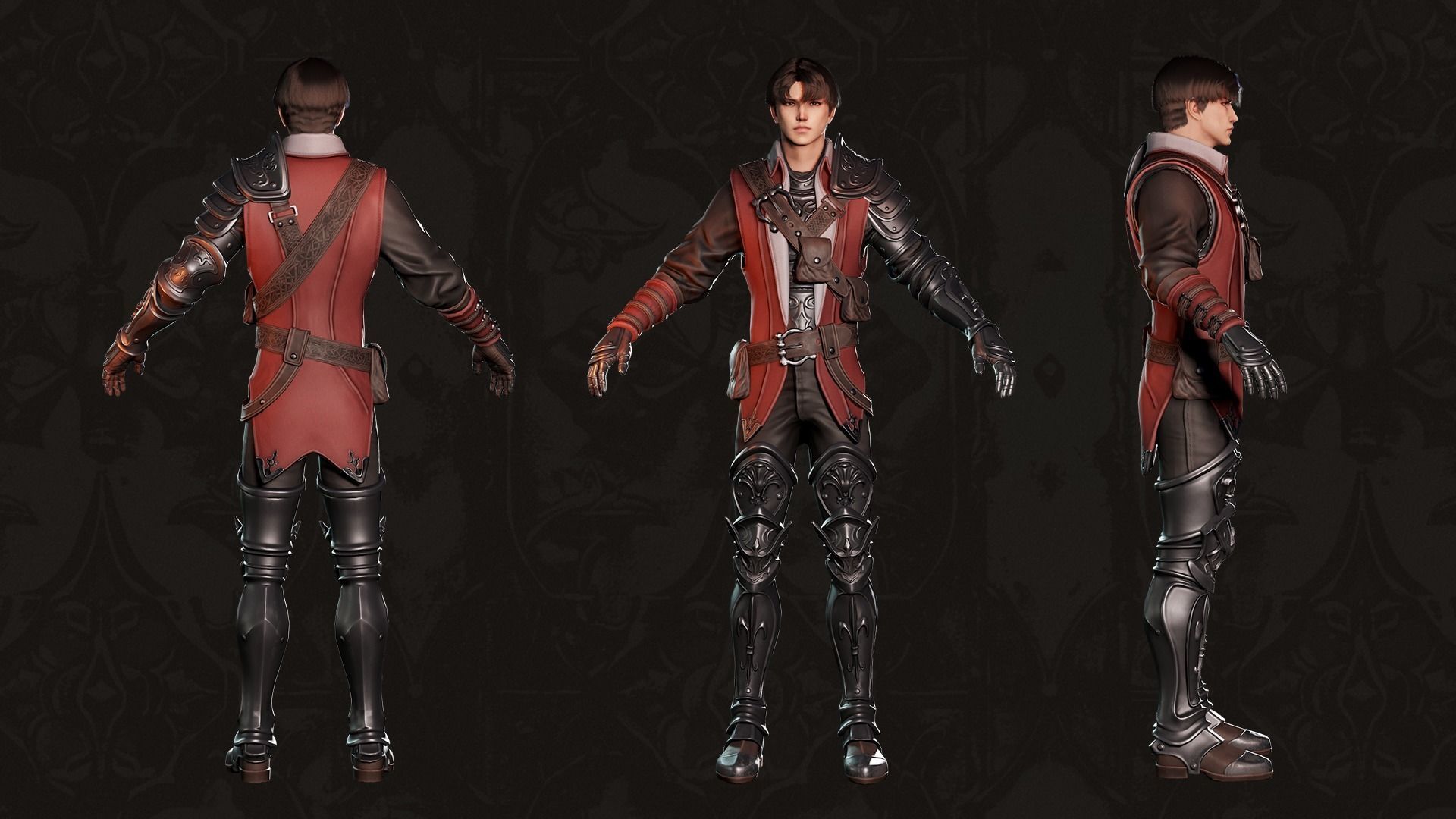 3D model MMORPG Advanced Warrior - Medieval Fantasy Modular Character ...