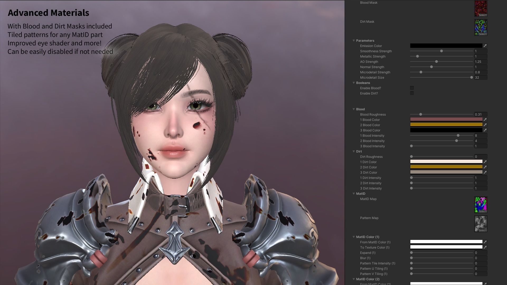 3D model MMORPG Advanced Warrior - Medieval Fantasy Modular Character VR / AR / low-poly | CGTrader