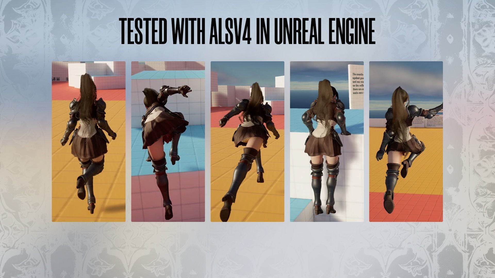 3D model MMORPG Advanced Warrior - Medieval Fantasy Modular Character ...