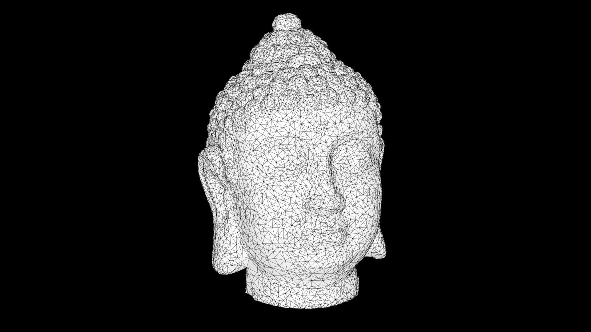 Buddha head decoration free 3D model | CGTrader