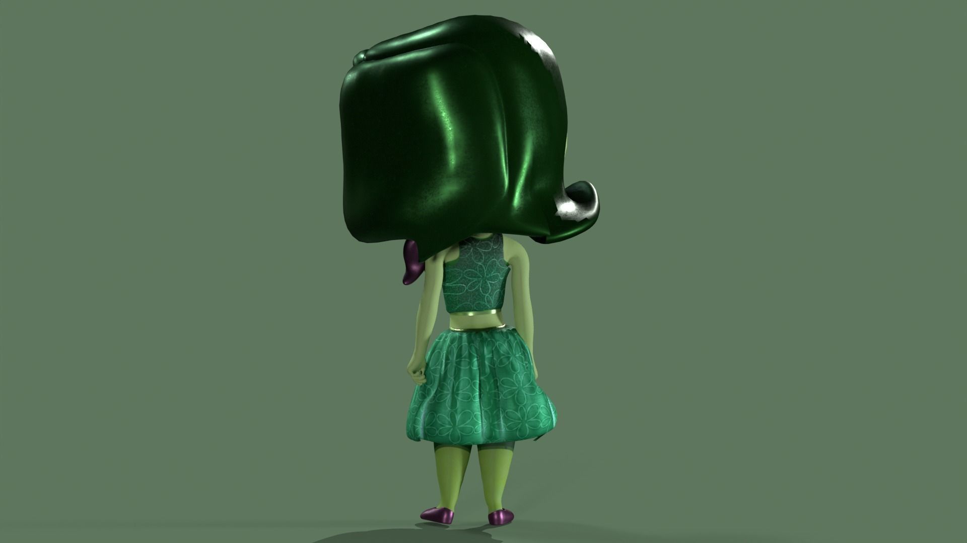 3D model Disgust from Inside Out Renderable VR / AR / low-poly | CGTrader