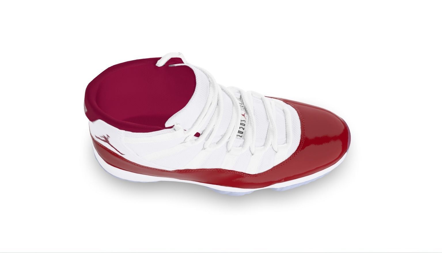 3D model Nike Air Jordan 11 Cherry VR / AR / low-poly | CGTrader