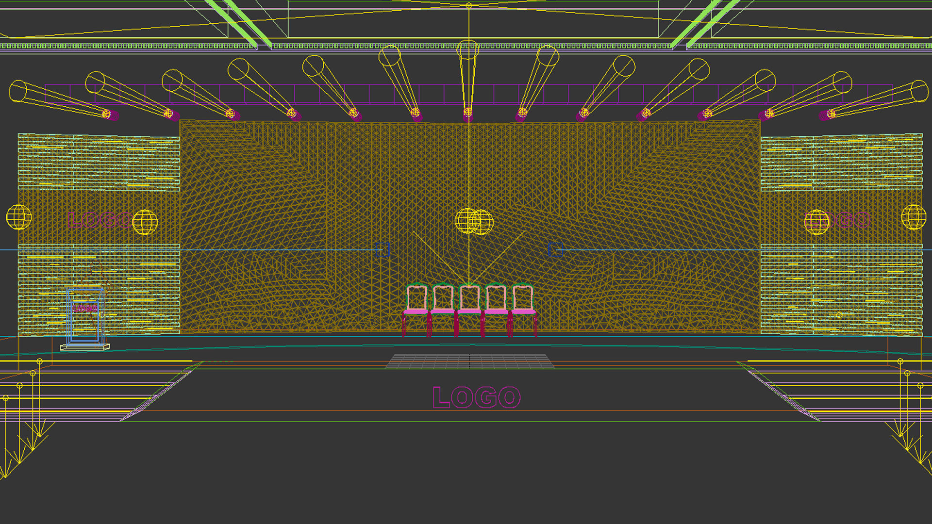 Virtual Stage free 3D model | CGTrader