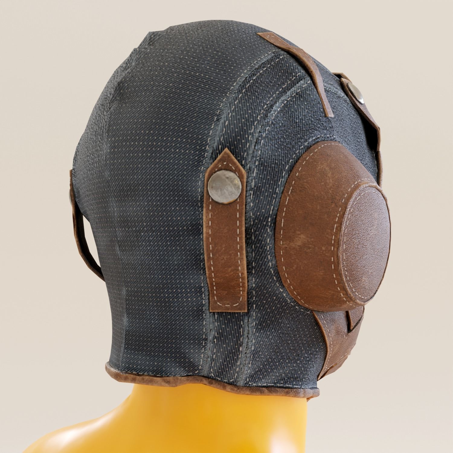 3D model Classic Aviator Hat VR / AR / low-poly | CGTrader