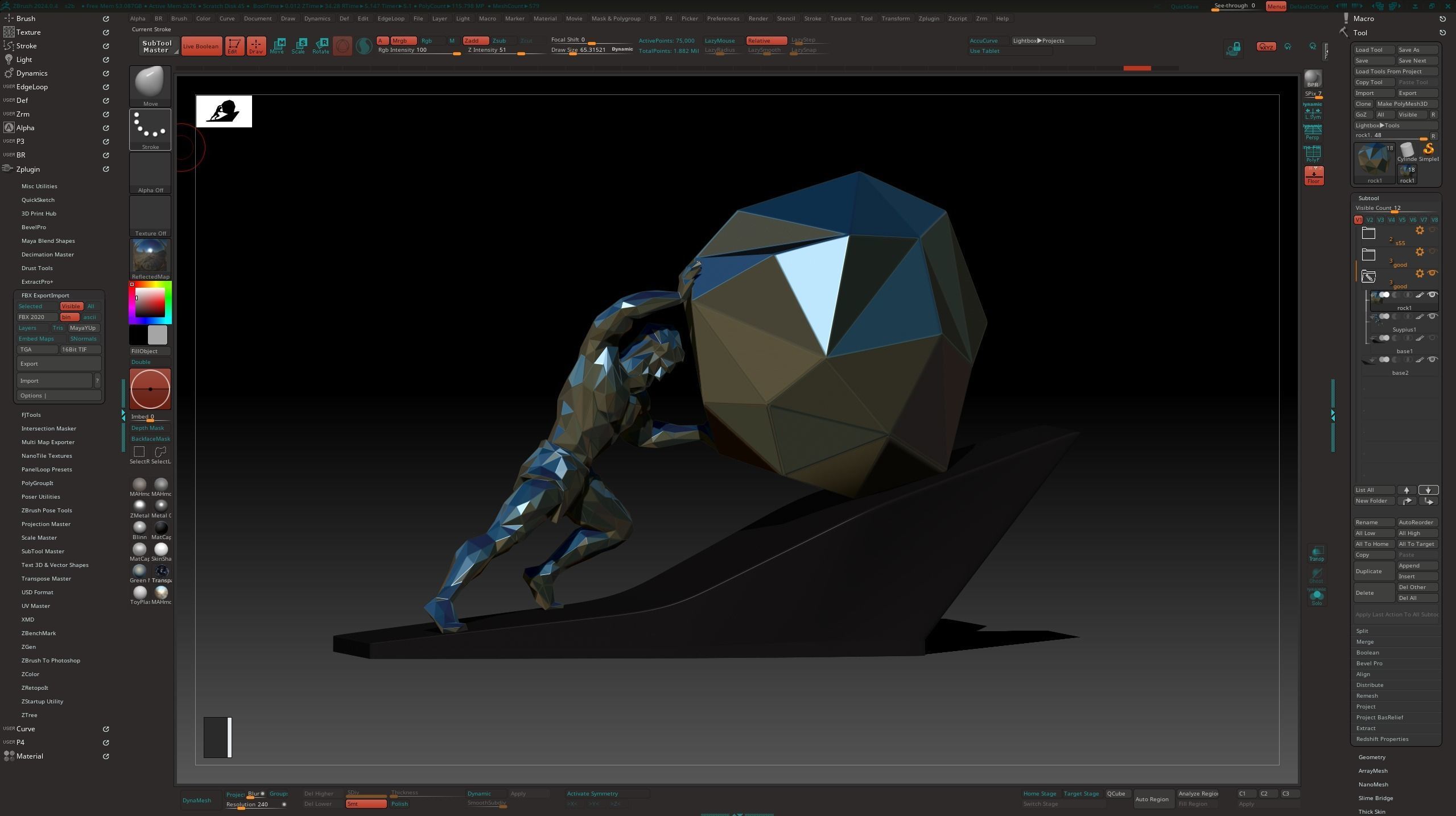 Sisyphus - The Eternal Struggle 3D model | CGTrader