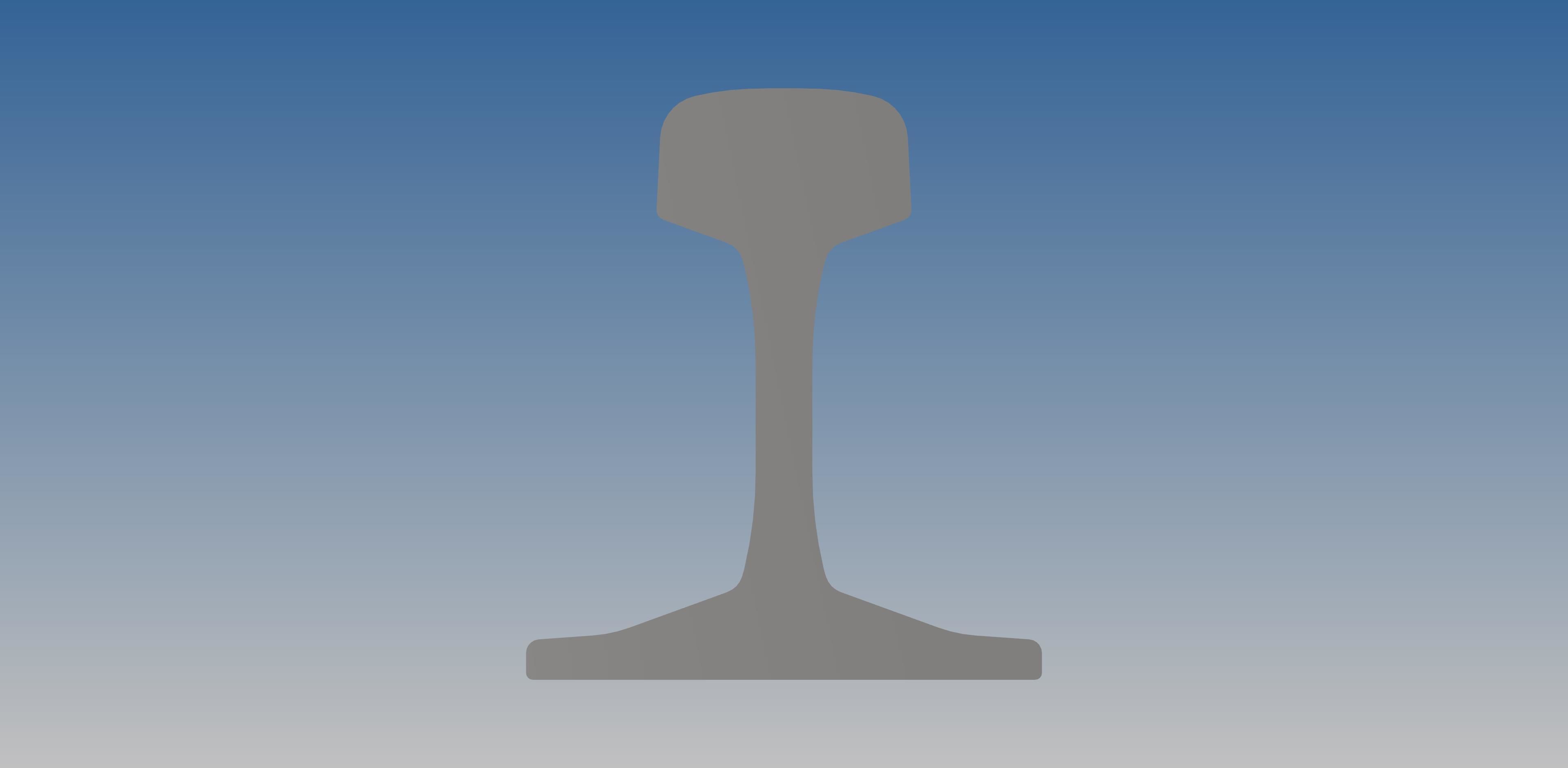 British Standard-EN13674 60E1 rail 3D model | CGTrader