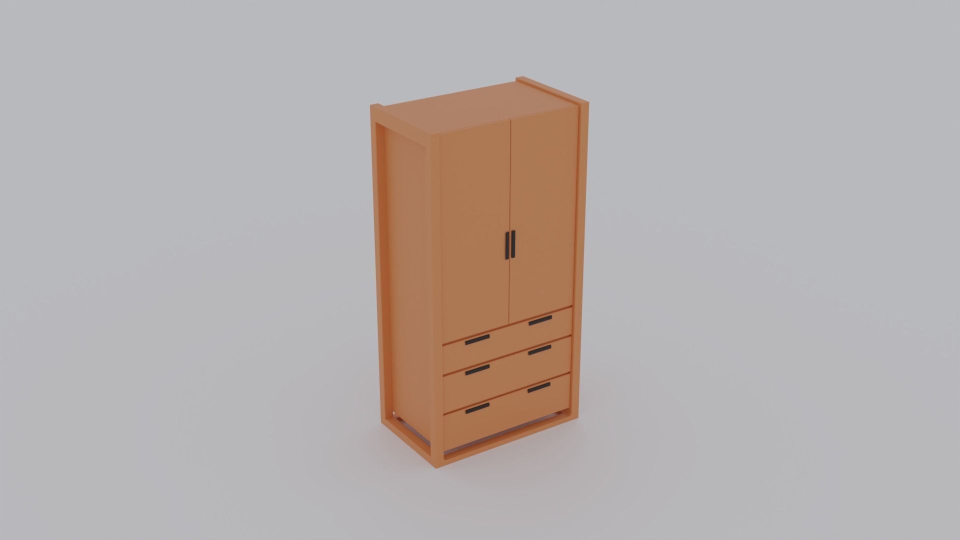 3D model Low Poly Wardrobes Pack VR / AR / low-poly | CGTrader