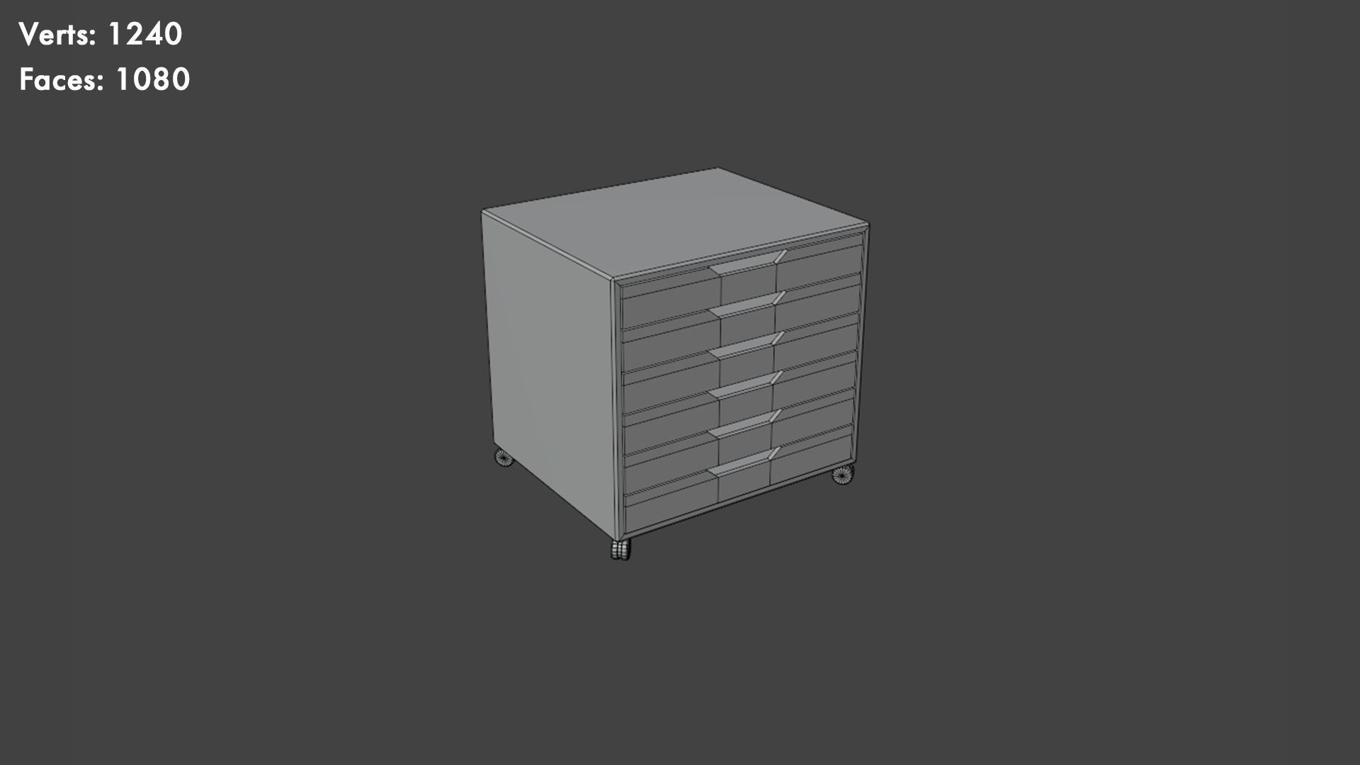 3D model Low Poly Cabinets Pack VR / AR / low-poly | CGTrader