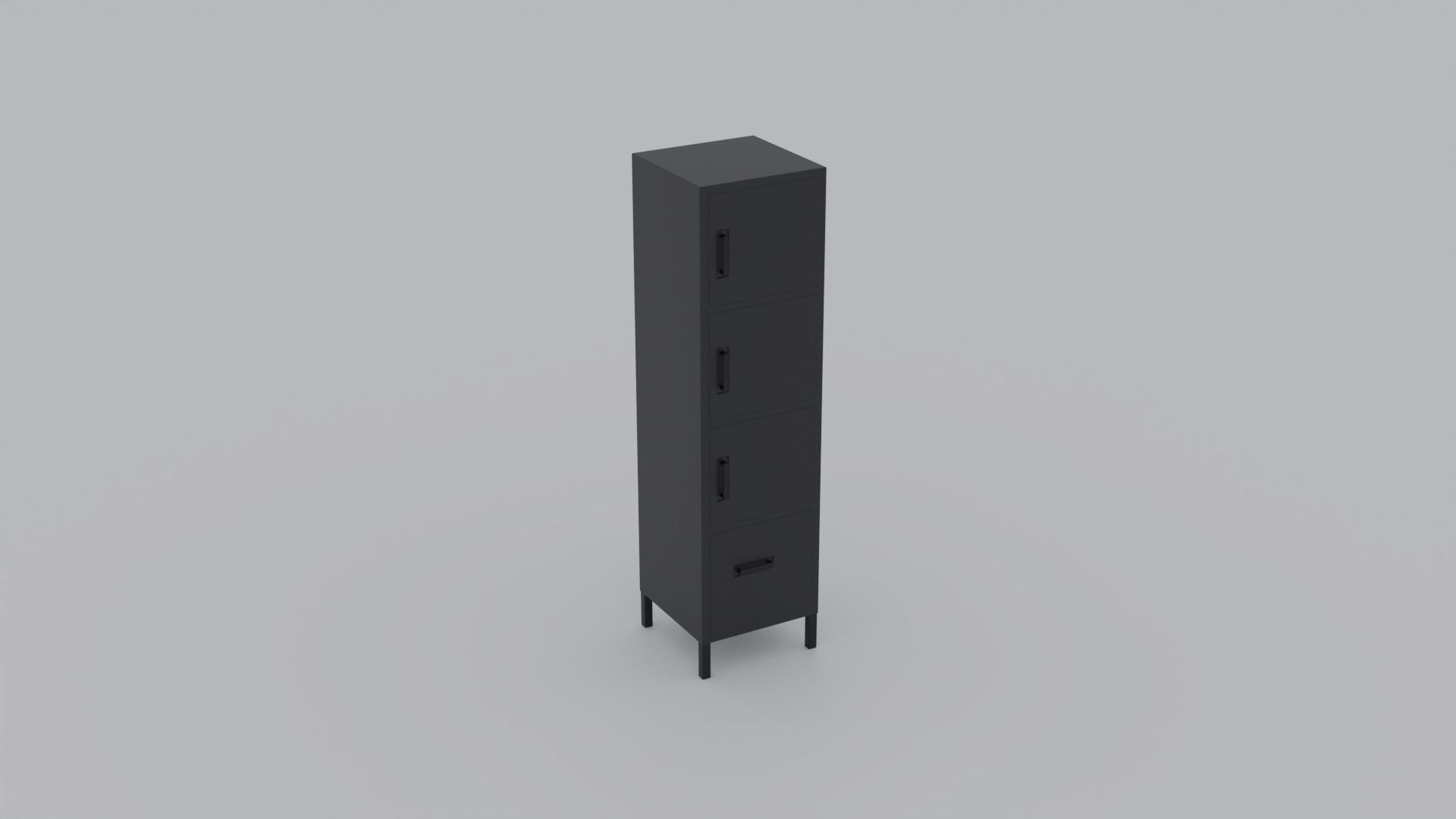 3D model Low Poly Cabinets Pack VR / AR / low-poly | CGTrader