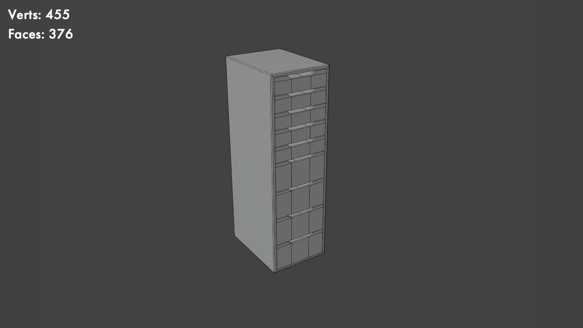 3D model Low Poly Cabinets Pack VR / AR / low-poly | CGTrader