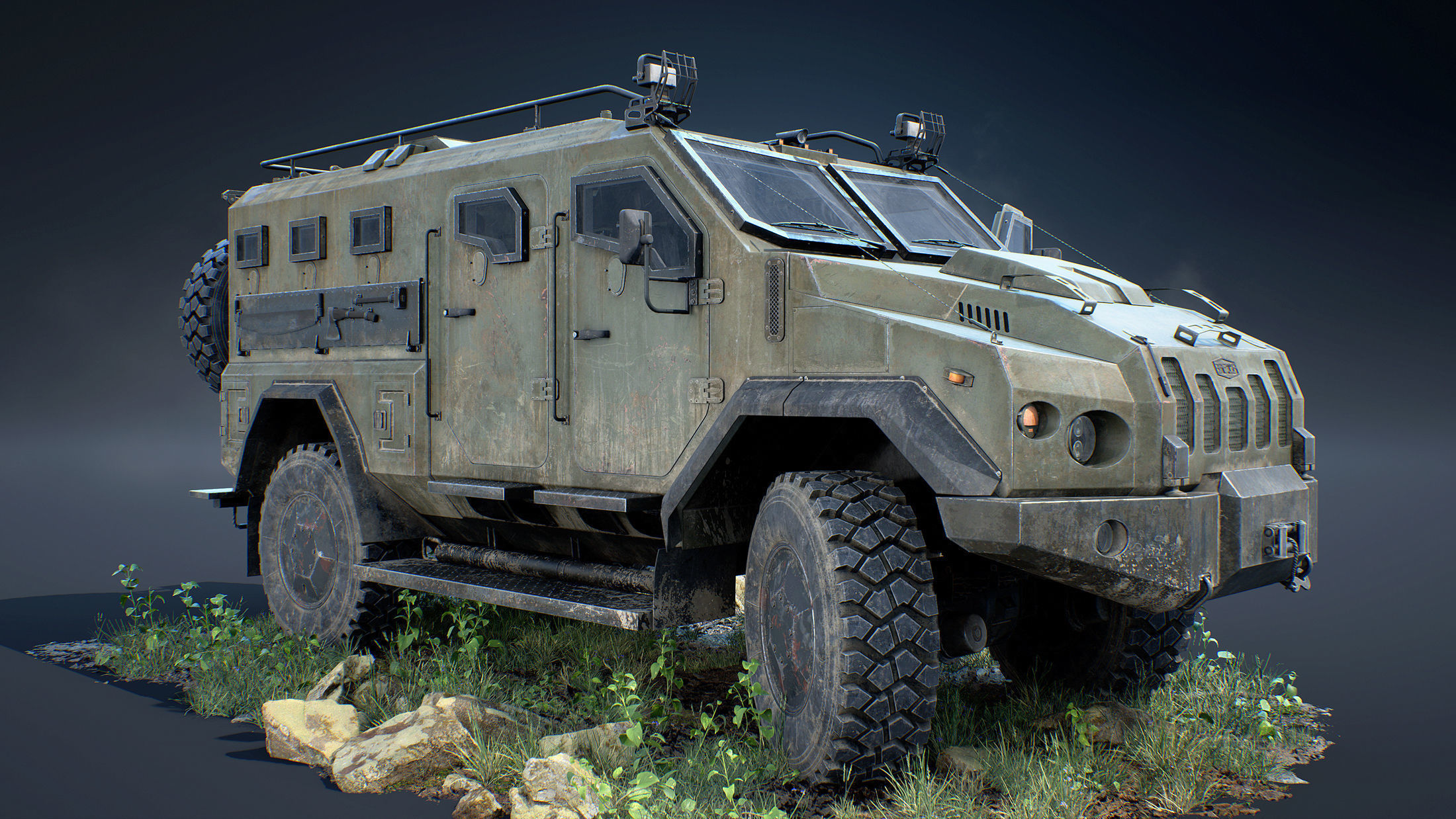 3D model Varta MRAP with Interior Game Ready VR / AR / low-poly | CGTrader