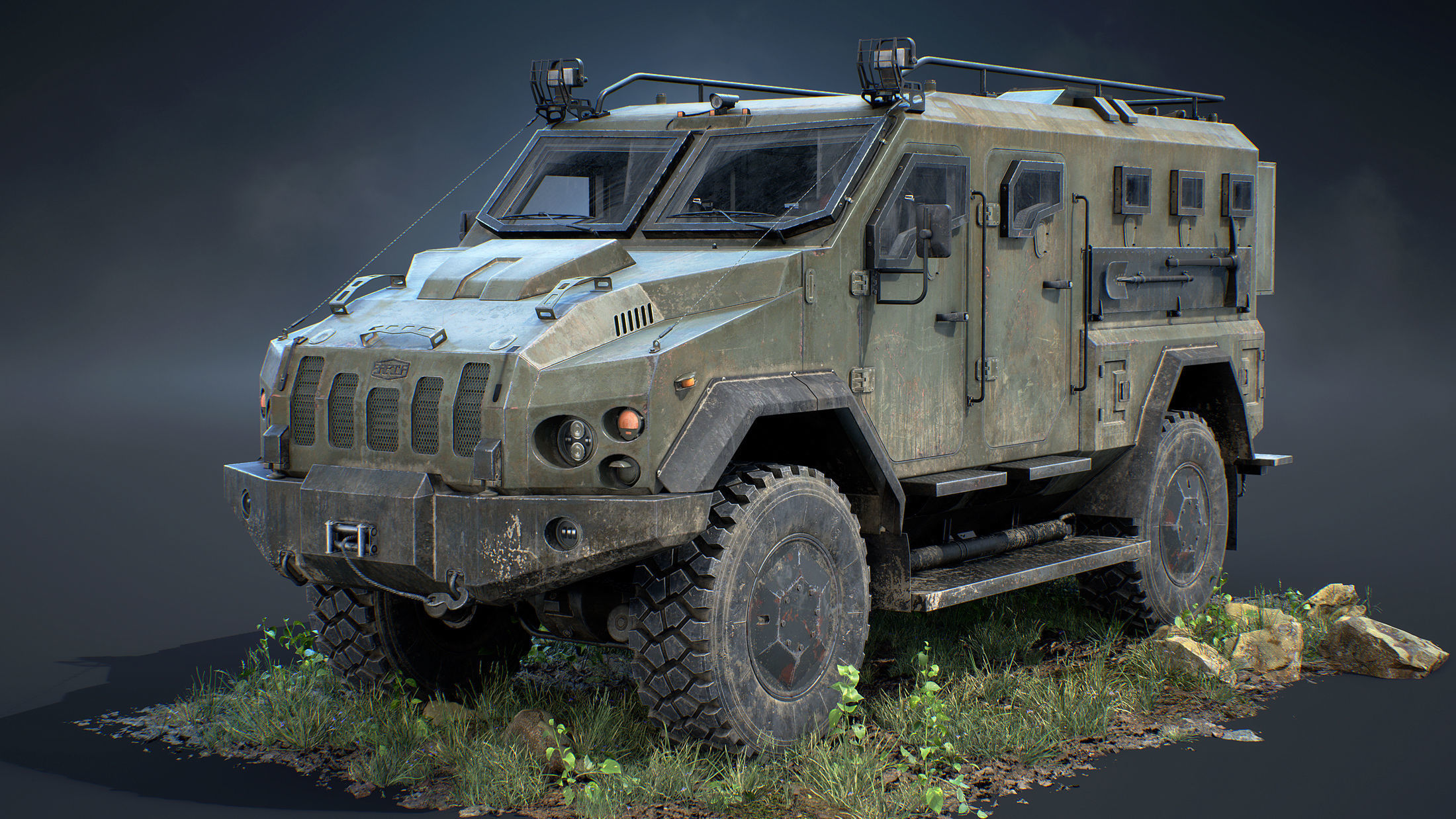 3D model Varta MRAP with Interior Game Ready VR / AR / low-poly | CGTrader