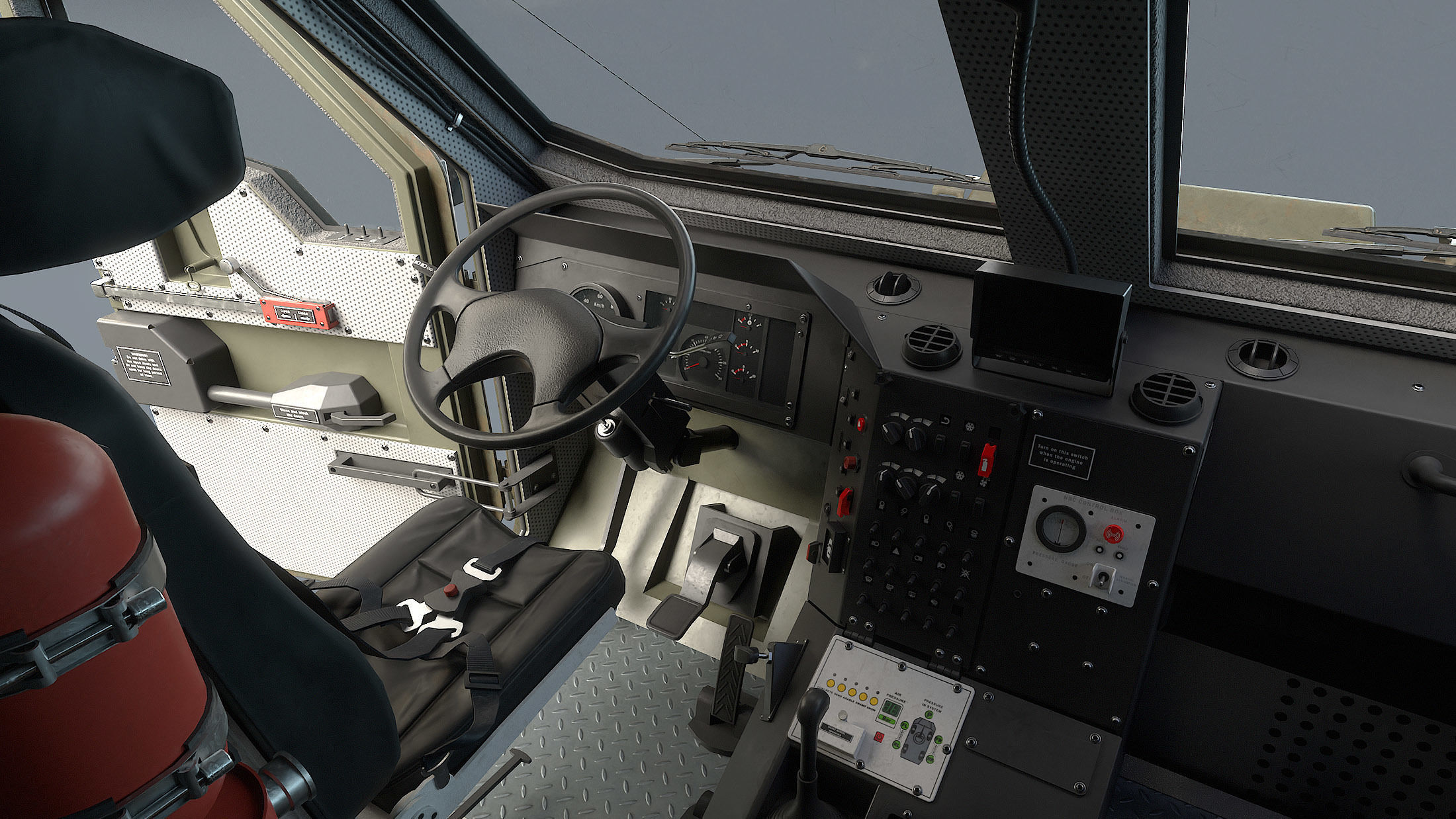 3D model Varta MRAP with Interior Game Ready VR / AR / low-poly | CGTrader