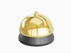 3D model Gold Reception Bell VR / AR / low-poly | CGTrader