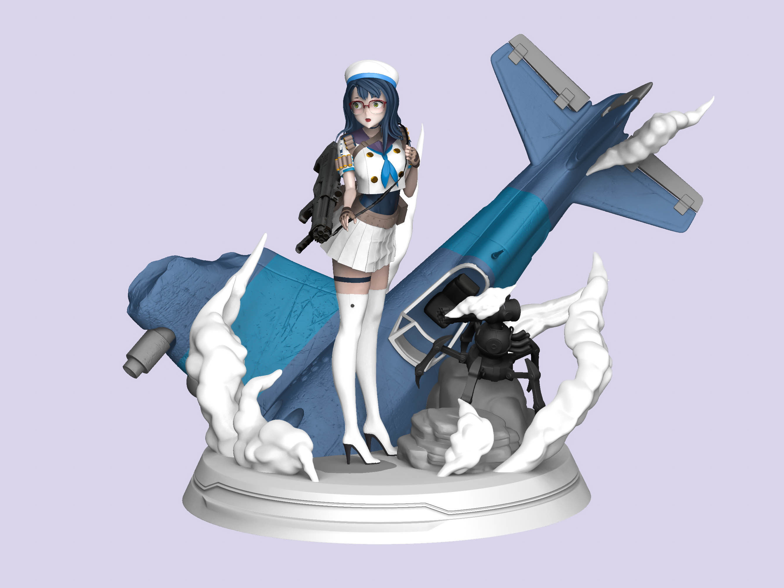 Neon Nikke - 3D Print Model 3D model 3D printable | CGTrader