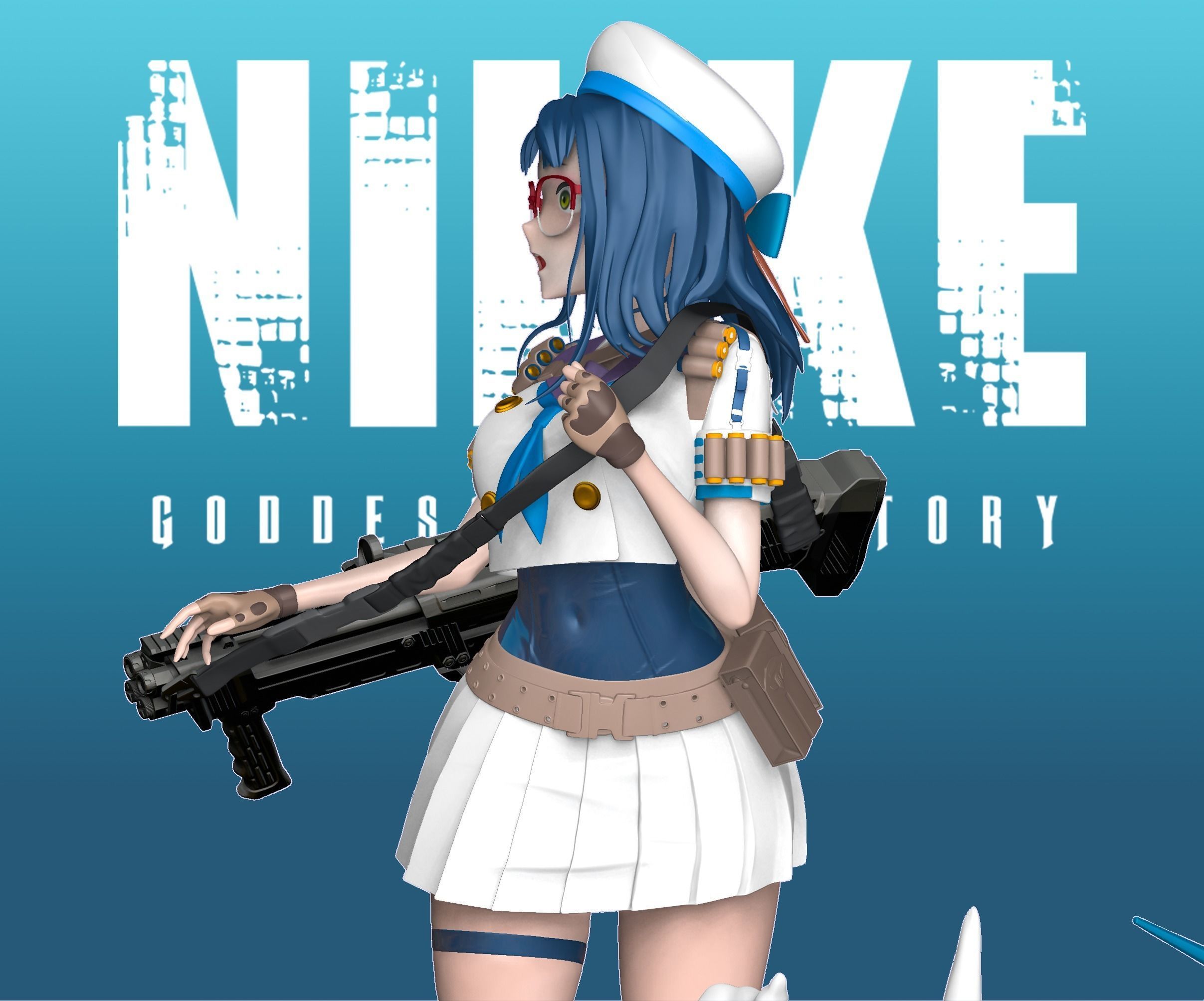 Neon Nikke - 3D Print Model 3D model 3D printable | CGTrader