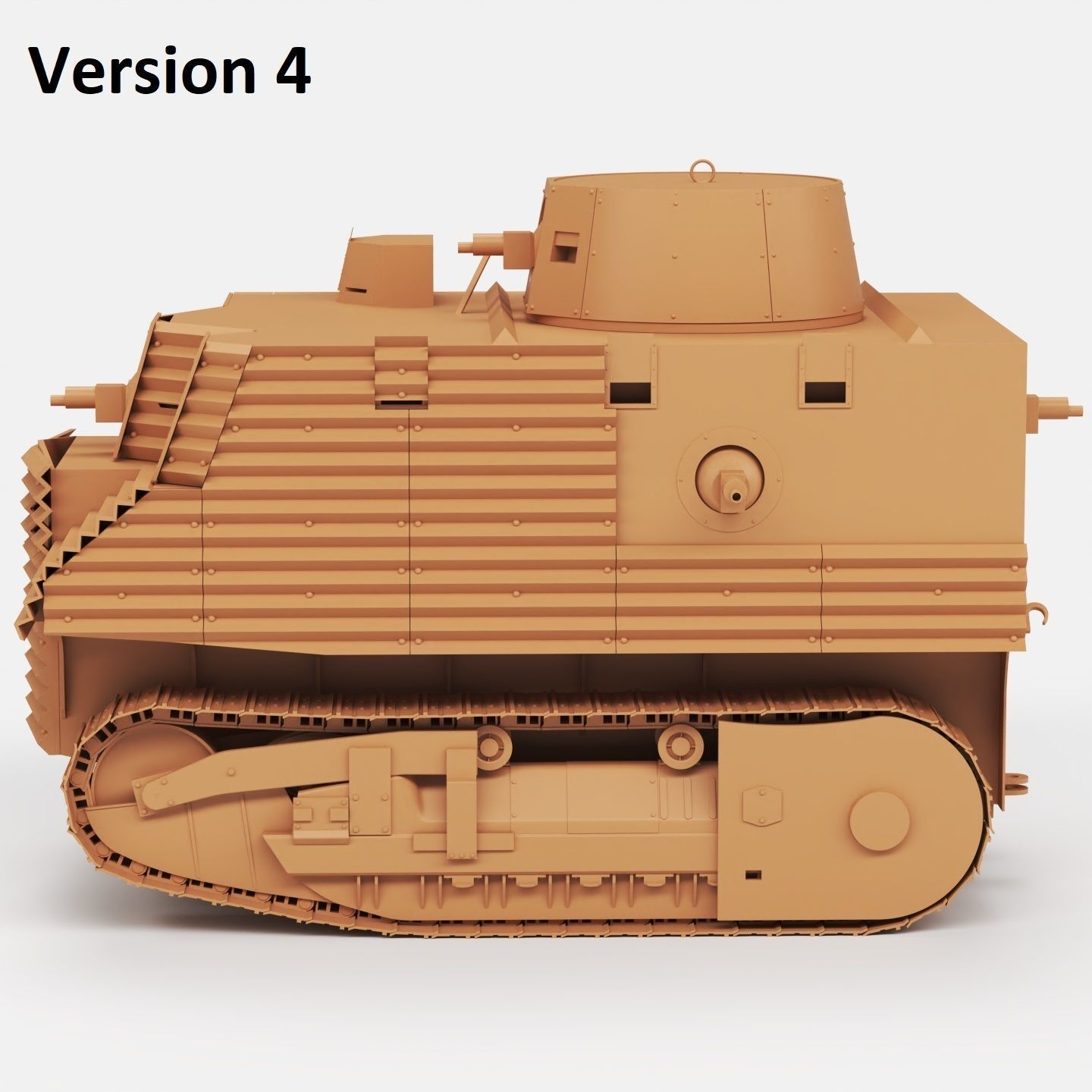Bob Semple tank 3D model 3D printable | CGTrader
