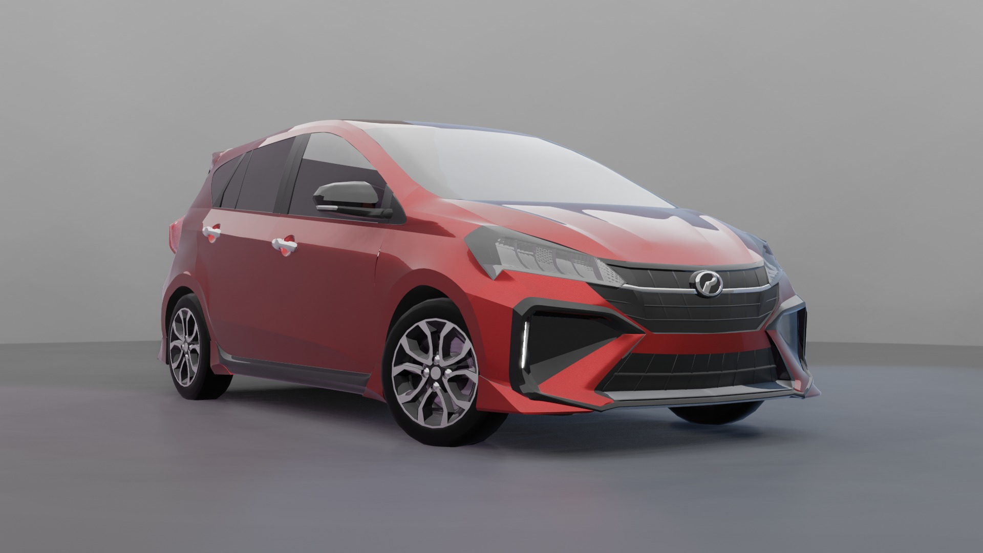 Perodua Myvi D51A Facelift 2021 3D model | CGTrader