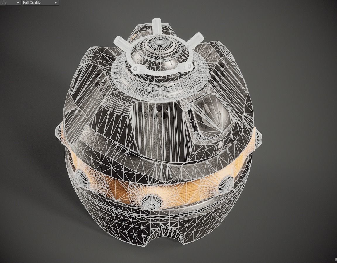 3D model Sci-fi Bio Grenade Doik PBR VR / AR / low-poly | CGTrader