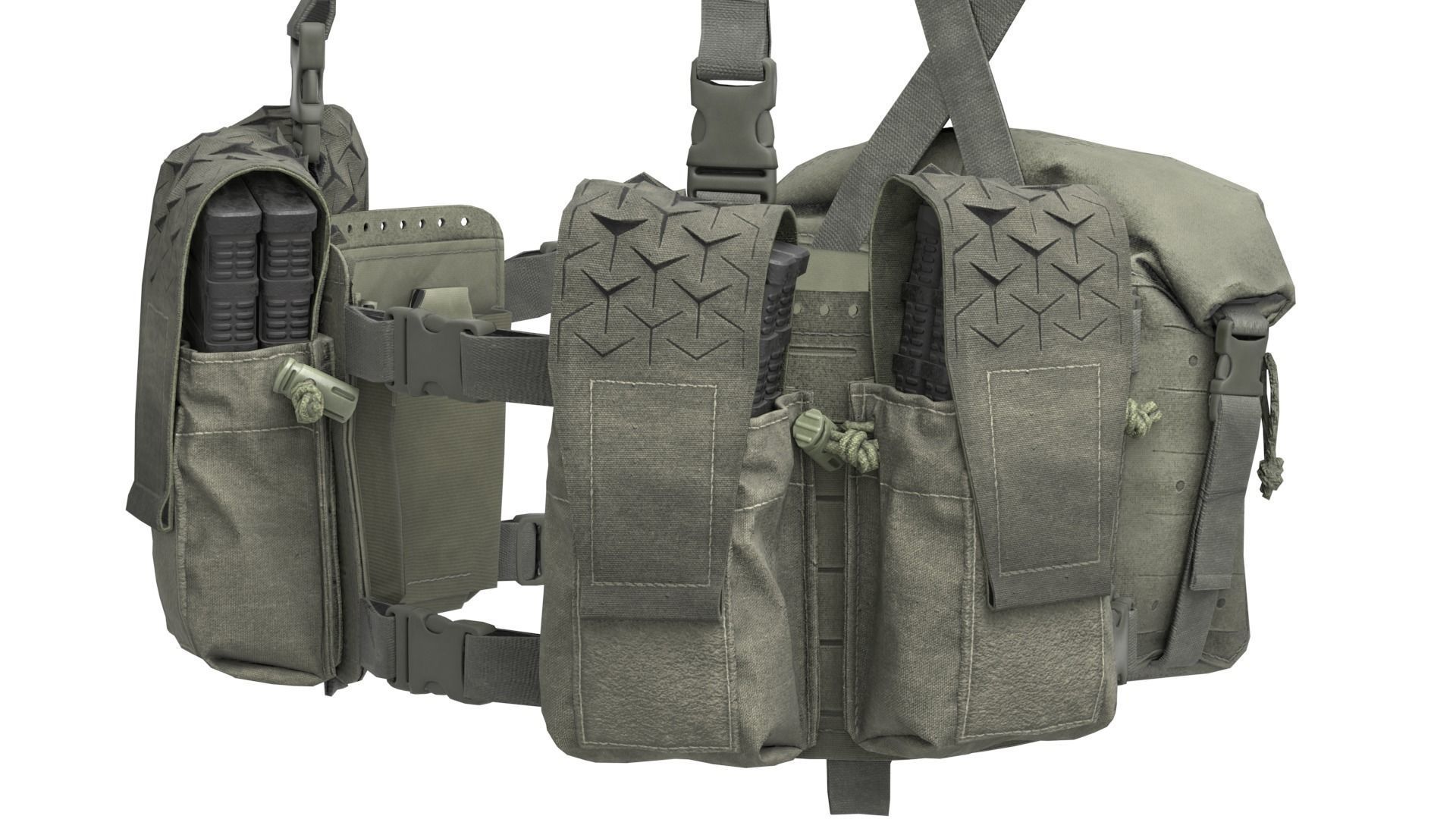 3D model Spiritus Systems 34A Chest Rig VR / AR / low-poly | CGTrader