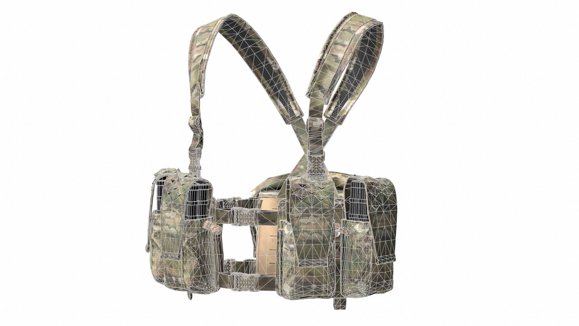 3D model Spiritus Systems 34A Chest Rig VR / AR / low-poly | CGTrader