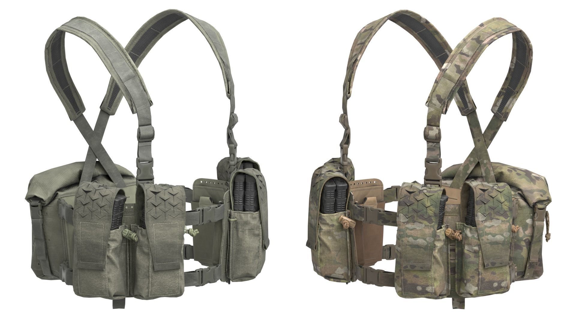 3D model Spiritus Systems 34A Chest Rig VR / AR / low-poly | CGTrader