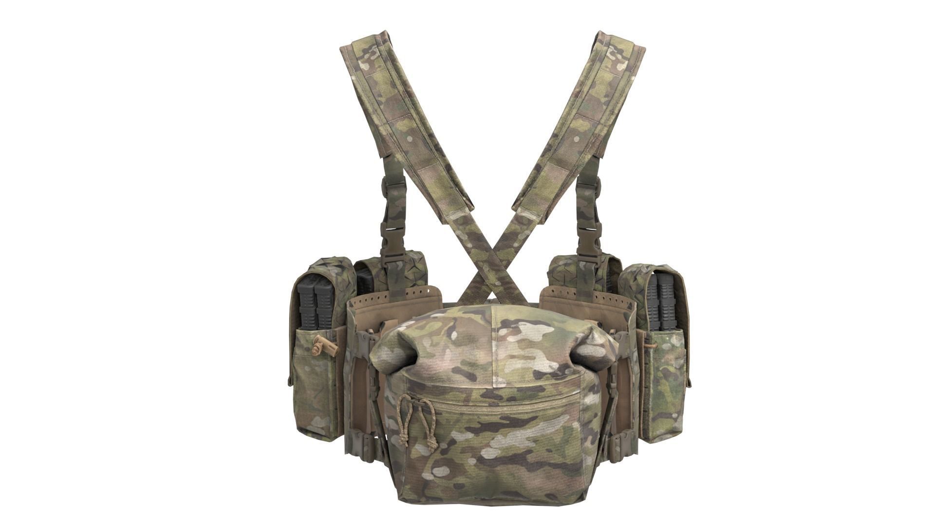 3D model Spiritus Systems 34A Chest Rig VR / AR / low-poly | CGTrader