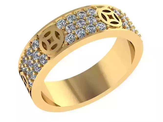 cartier ring free 3D model 3D printable | CGTrader