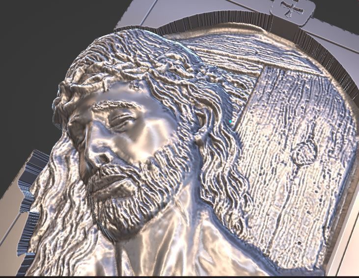 jesus bas relief XII 3D model 3D printable | CGTrader