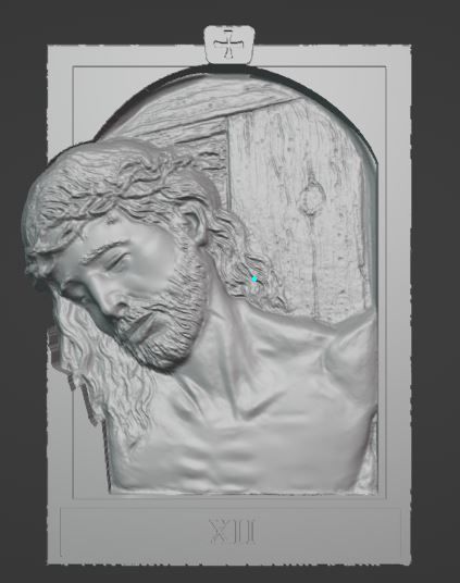 jesus bas relief XII 3D model 3D printable | CGTrader