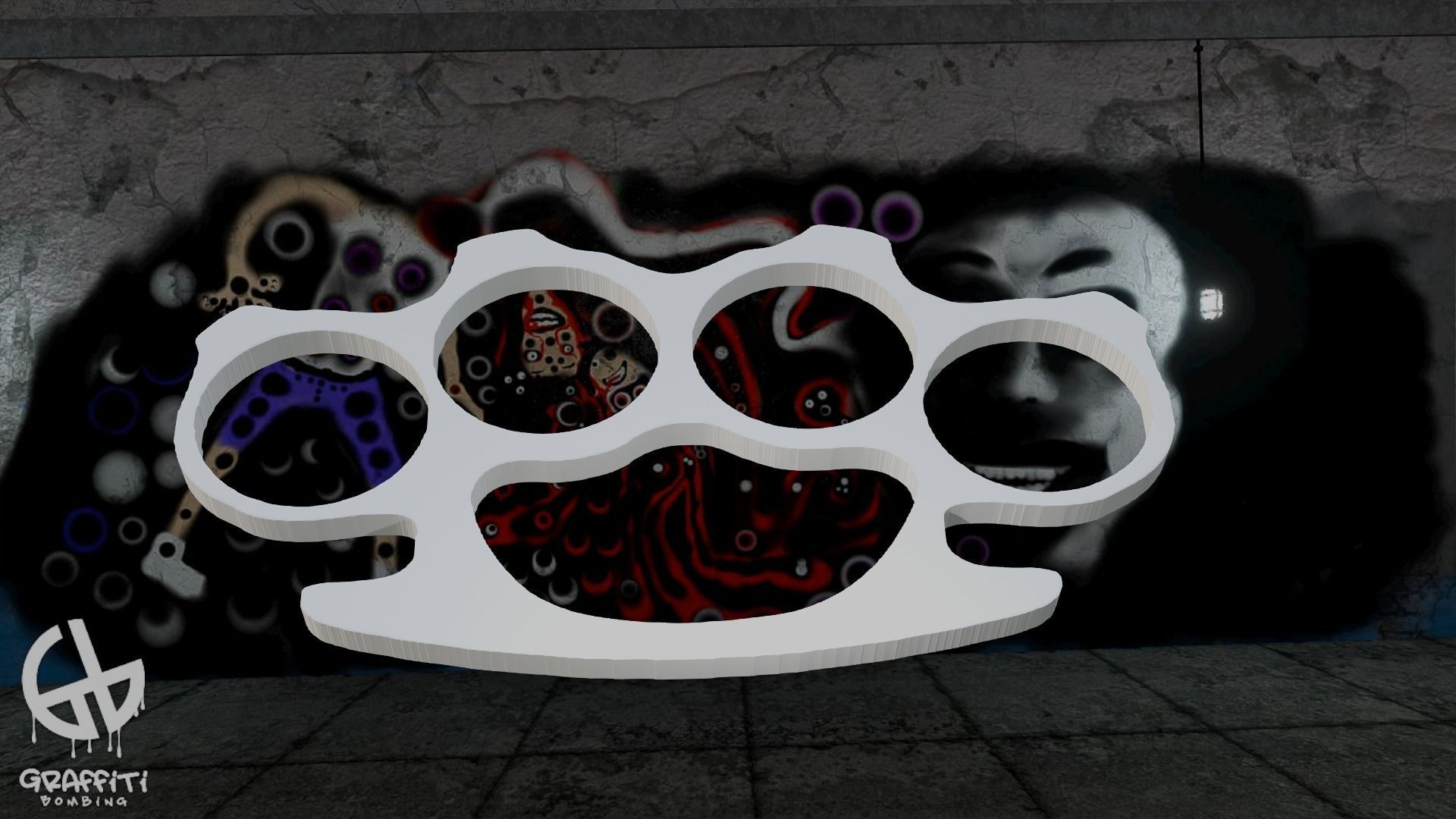 Brass Knuckles Replica Novelty free 3D model 3D printable | CGTrader