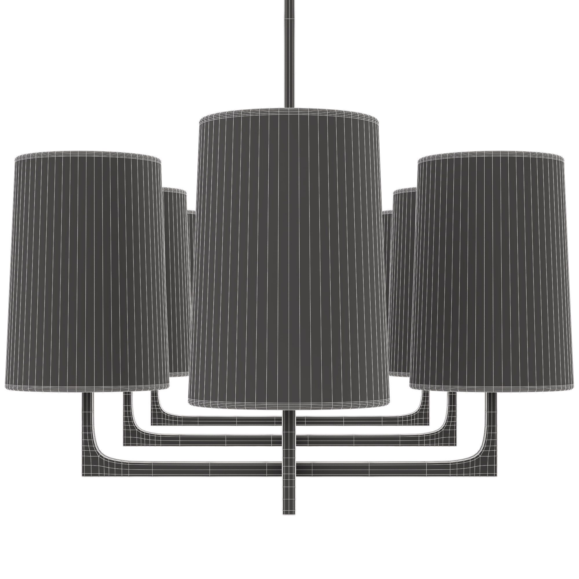RH WRIGHT LINEAR CHANDELIER 3D model | CGTrader