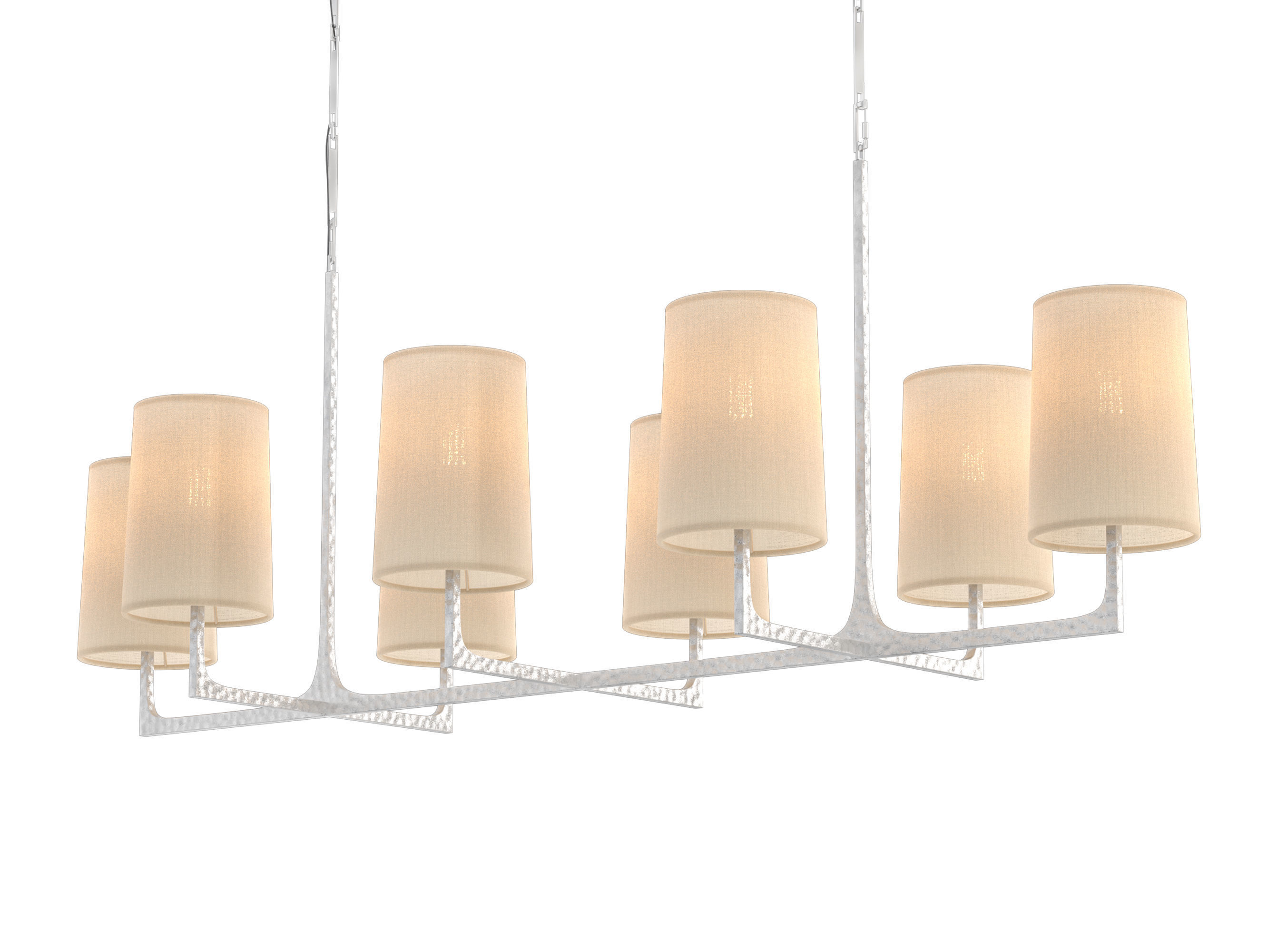 RH WRIGHT LINEAR CHANDELIER 3D model | CGTrader