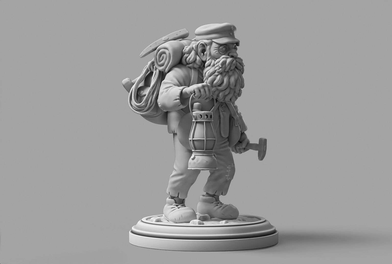 Uncle Pom sculpt 3D model 3D printable | CGTrader